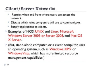 chapter 3. Networks and Computer types | PPTX