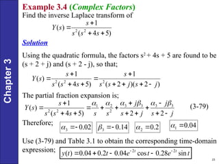 Laplace Transform - Laplace transforms techniques for solving linear differential equation ...