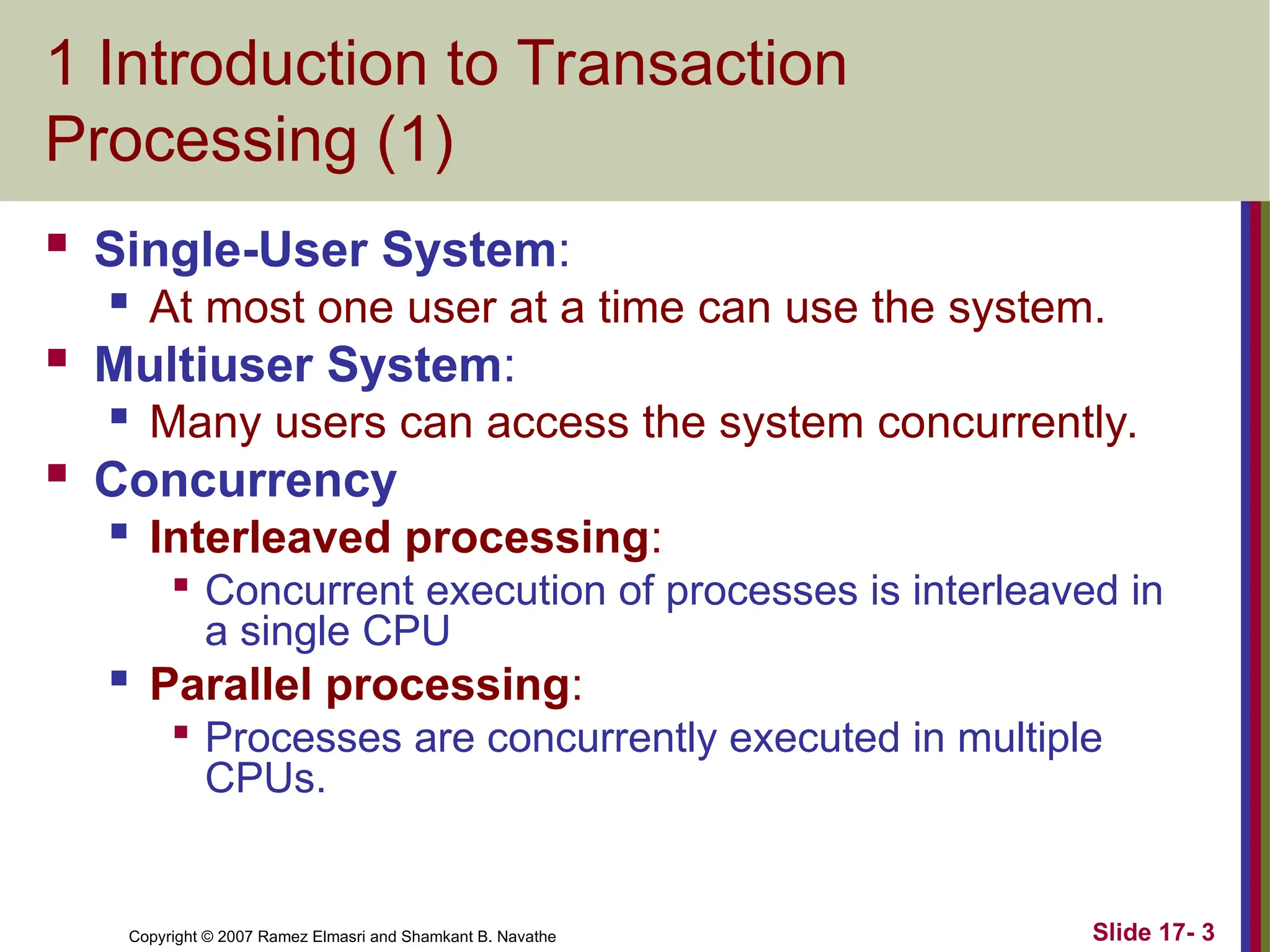 Chapter3ppt Introduction To Transaction Processing Concepts And Theory Ppt