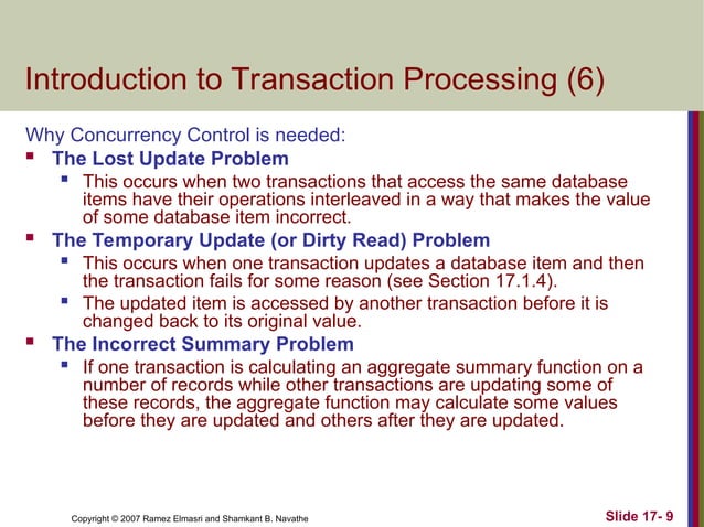 Chapter3ppt Introduction To Transaction Processing Concepts And Theory Ppt