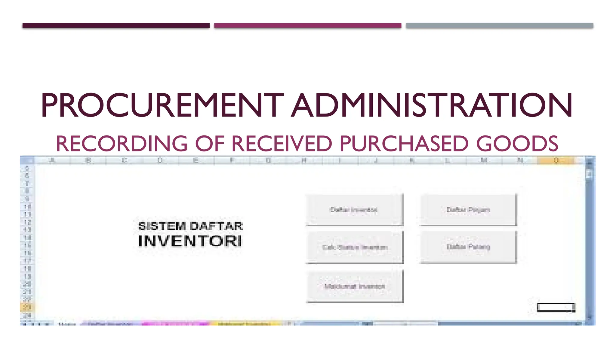 CHAPTER 3 PROCUREMENT ADMINISTRATION | PPTX
