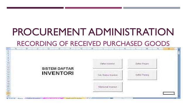 CHAPTER 3 PROCUREMENT ADMINISTRATION | PPT