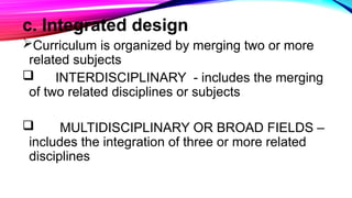 Chapter 3. Curriculum Design and Organization.pptx