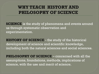 History and Philosophy of ScienceEd.pptx