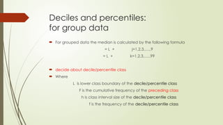 Measures of Central Tendency probability | PPTX
