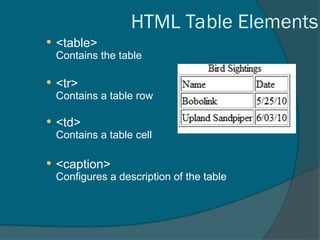 chapter 3 Basics of web design chapter 3 forcusing html tables | PPT