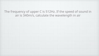 Sound waves chapter loudness pitch frequency | PPTX