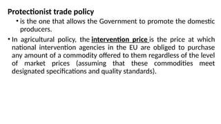 Chapter 3.pptx. Price control/intervention and Protectionism | PPTX