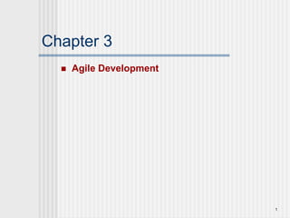 Chapter 3.pdf Agile Development + framework | PPT