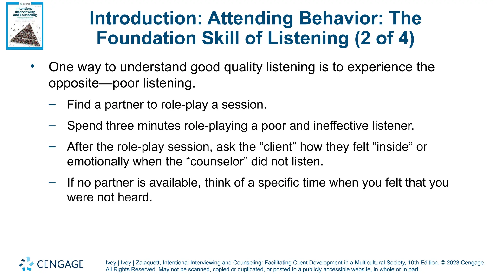 Chapter 3. Listening, Attending & Empathy. Ivey.pptx