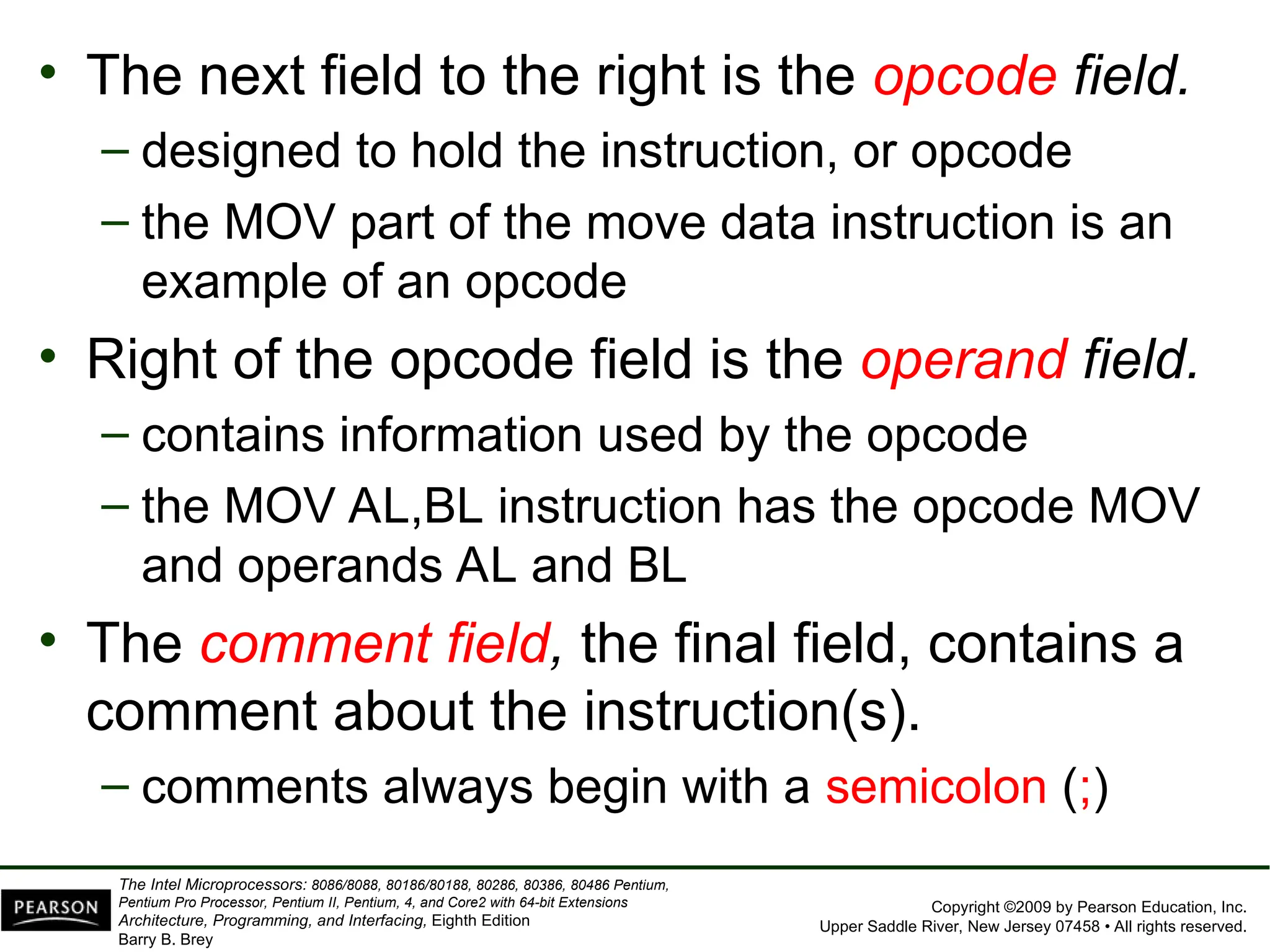 Chapter3.ppt Micrprocessor Berry B Brey Lecture slides | PPT