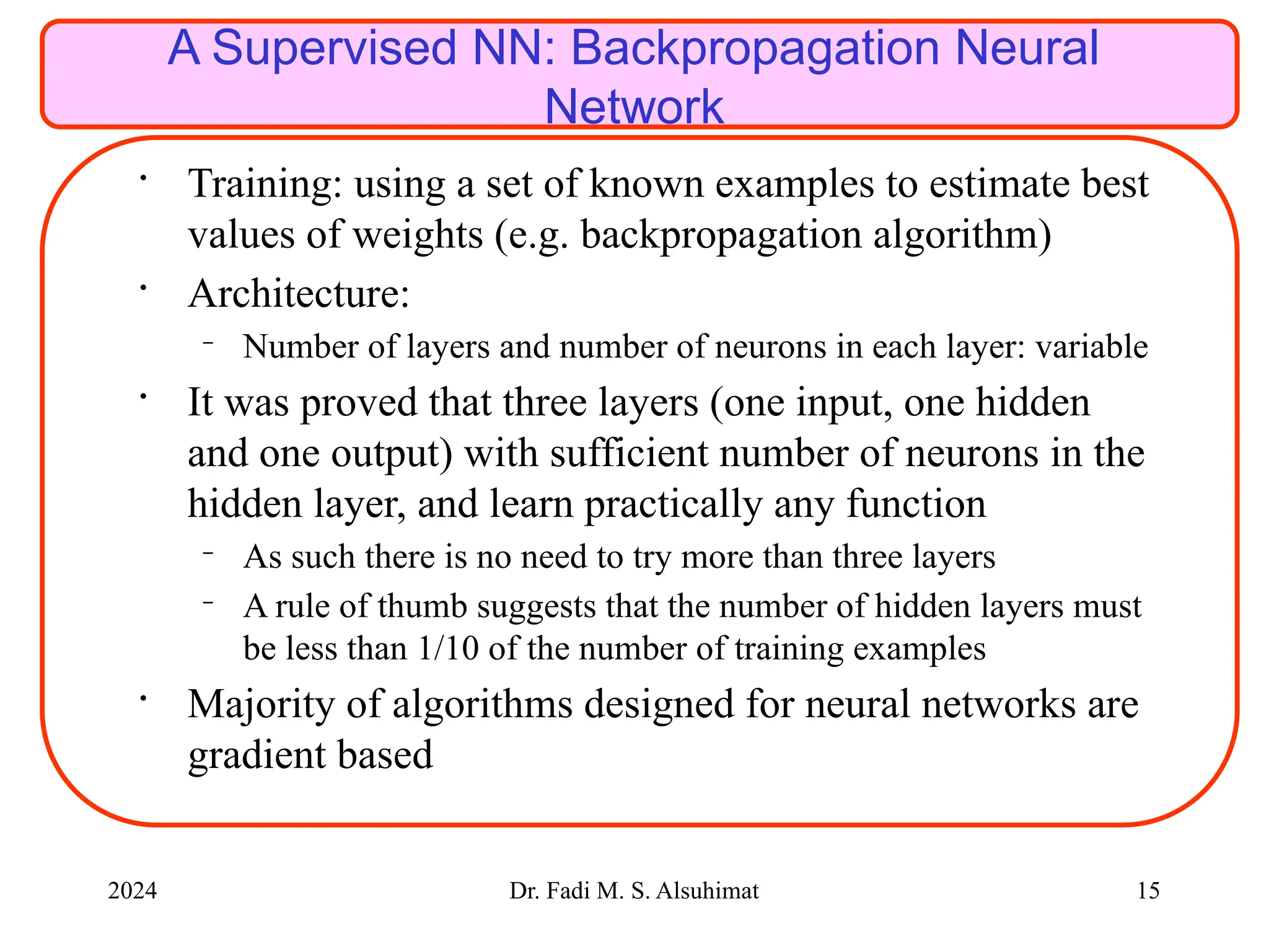 Machine learning algorithms- definition and significant | PPTX