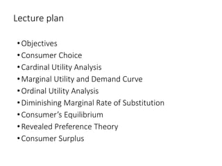 Consumer Preference and Choice is written in ppt | PDF
