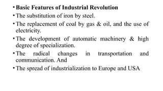history remedial chapter three, about modern world. | PPTX