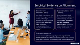 Strategic Alignment, Ambidexterity, and Open Innovation in Business | PPTX