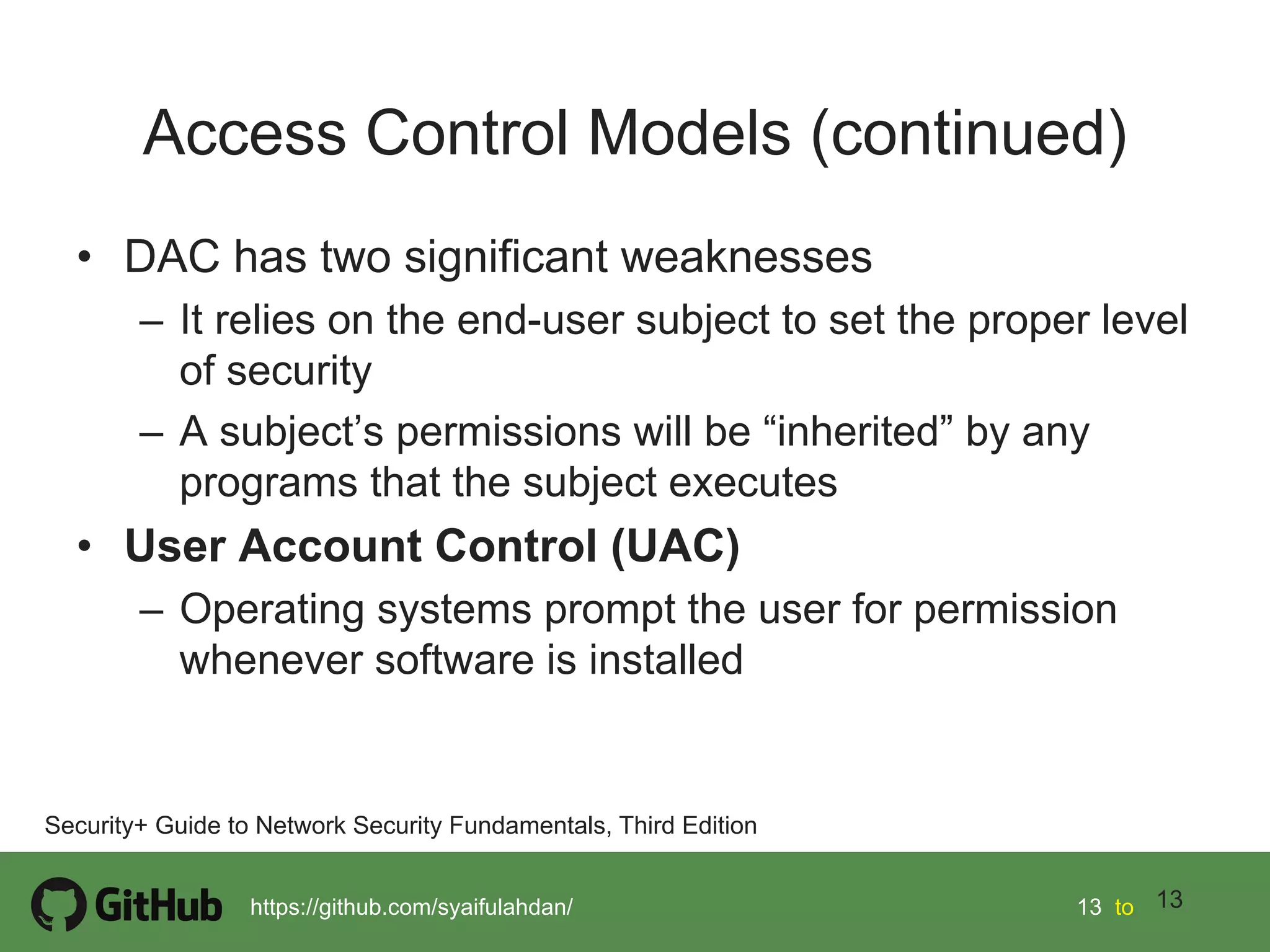Chapter 3 access control fundamental i | PPT