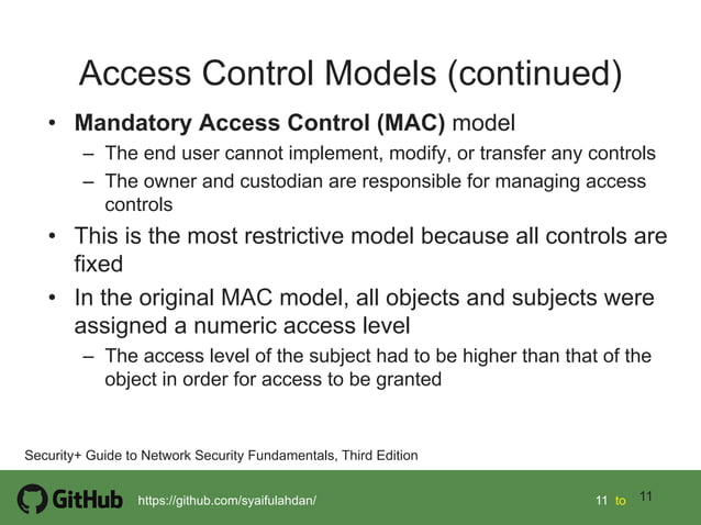 Chapter 3 access control fundamental i | PPT