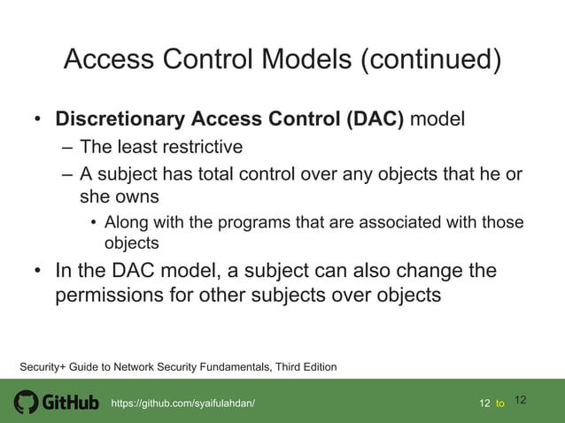 Chapter 3 access control fundamental i | PPT