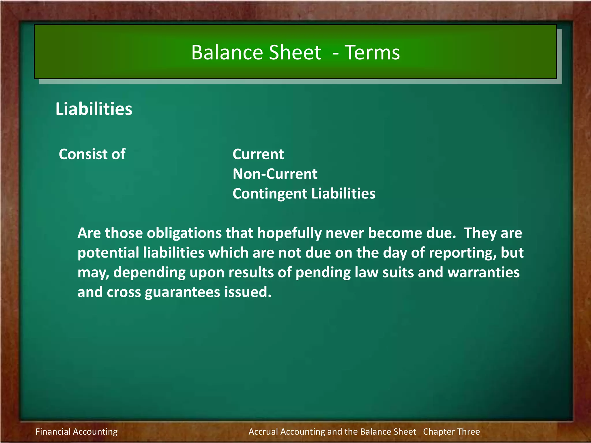 Accural Accounting & The Balance Sheet | PPTX