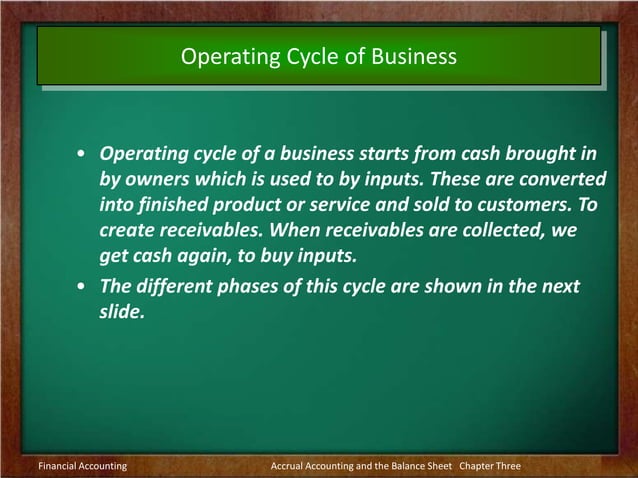 Accural Accounting & The Balance Sheet | PPT
