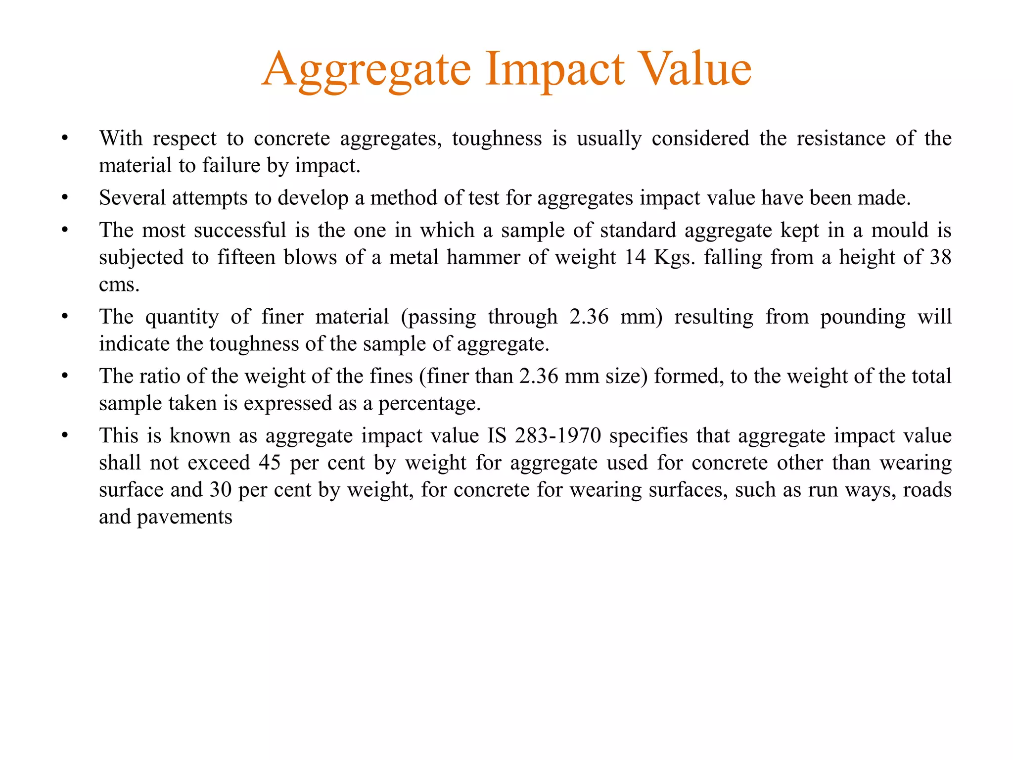 Chapter 3 aggregates (Part-1) | PPT