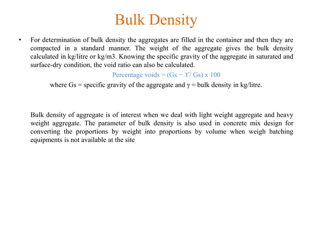 Chapter 3 Aggregates Part 1 Ppt