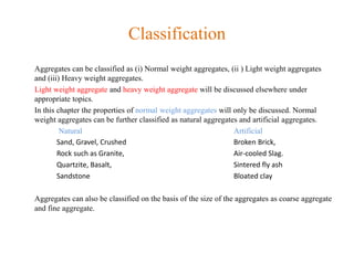 Chapter 3 aggregates (Part-1) | PPT