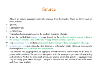 Chapter 3 aggregates (Part-1) | PPT
