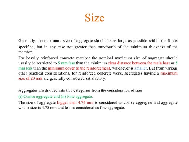 Chapter 3 aggregates (Part-1) | PPT