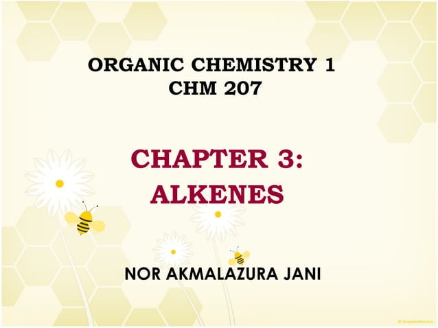 Chapter 3 Alkenes | PPT