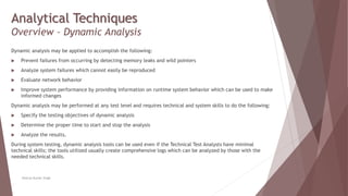 Chapter 3 - Analytical Techniques | PPT