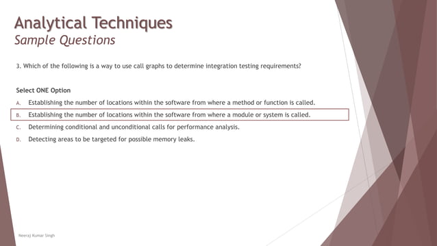 Chapter 3 - Analytical Techniques | PPT