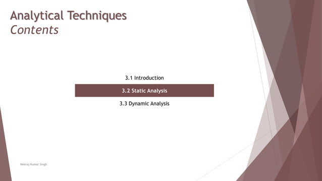 Chapter 3 - Analytical Techniques | PPT