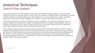 Chapter 3 - Analytical Techniques | PPT