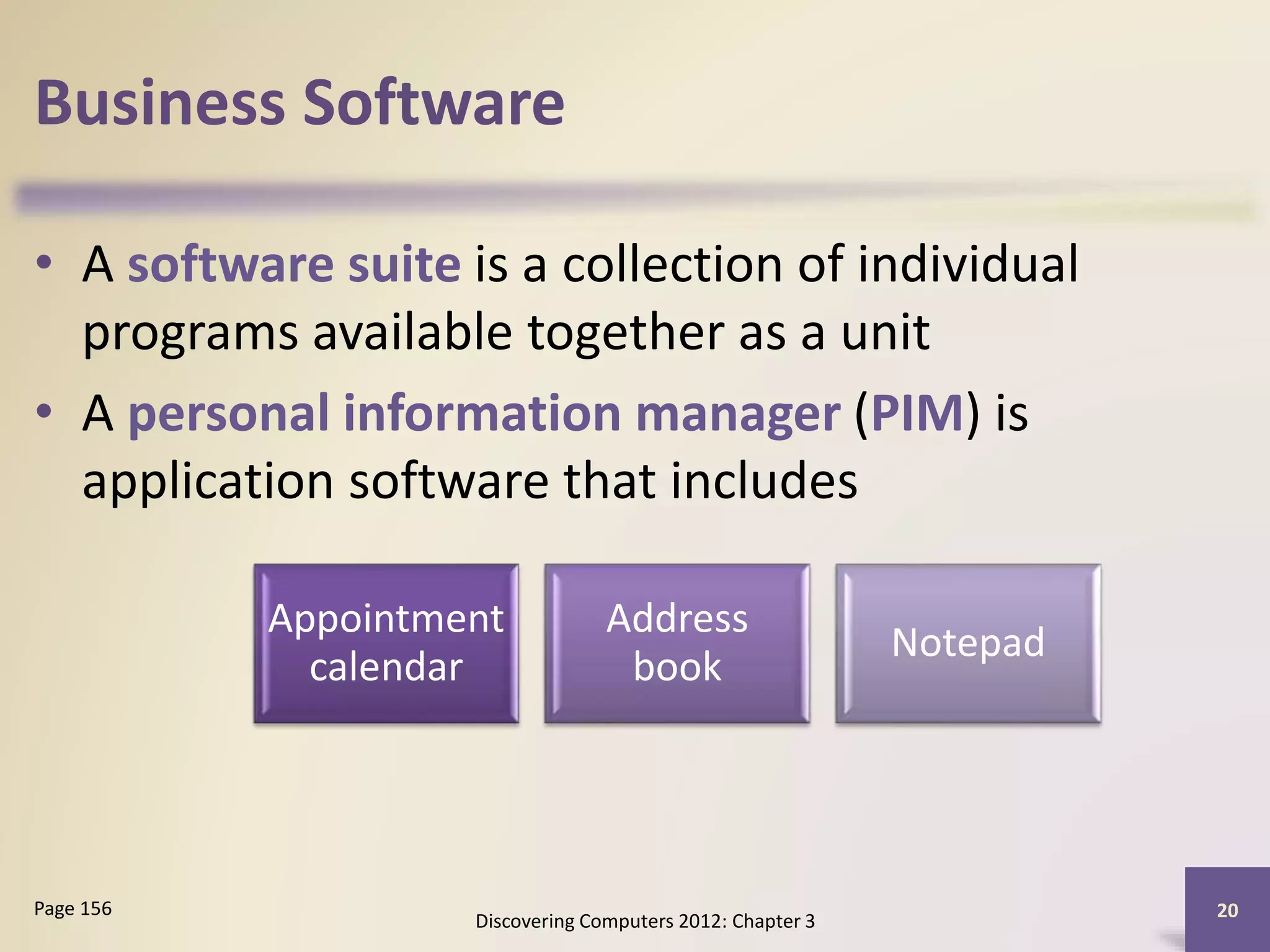 Chapter 3 application software | PPTX
