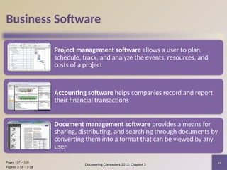 CHAPTER 3 - Application Software and types | PPTX