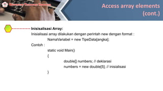 Chapter 3 array | PPT