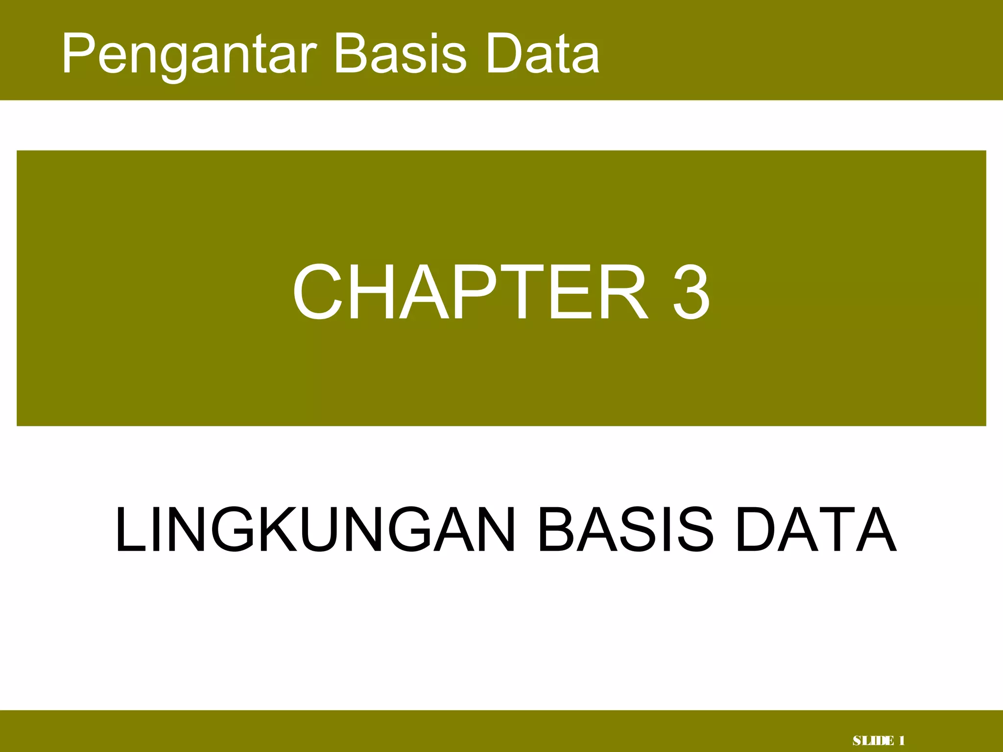 Chapter 3 arsitektur basis data | PPT
