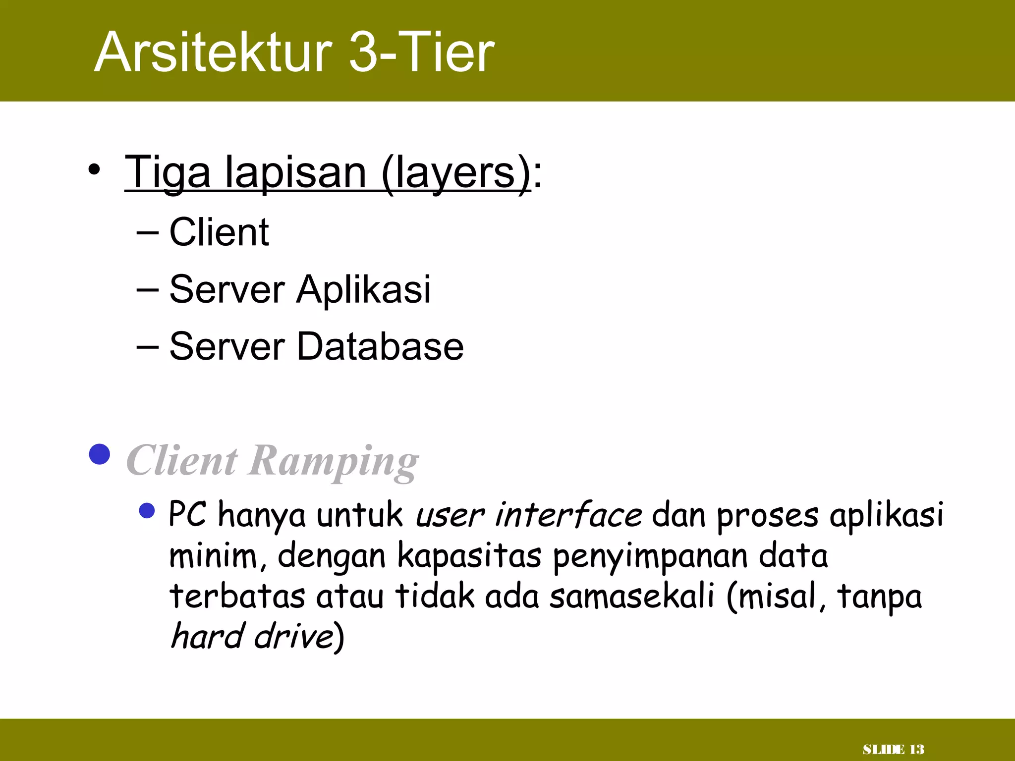 Chapter 3 arsitektur basis data | PPT