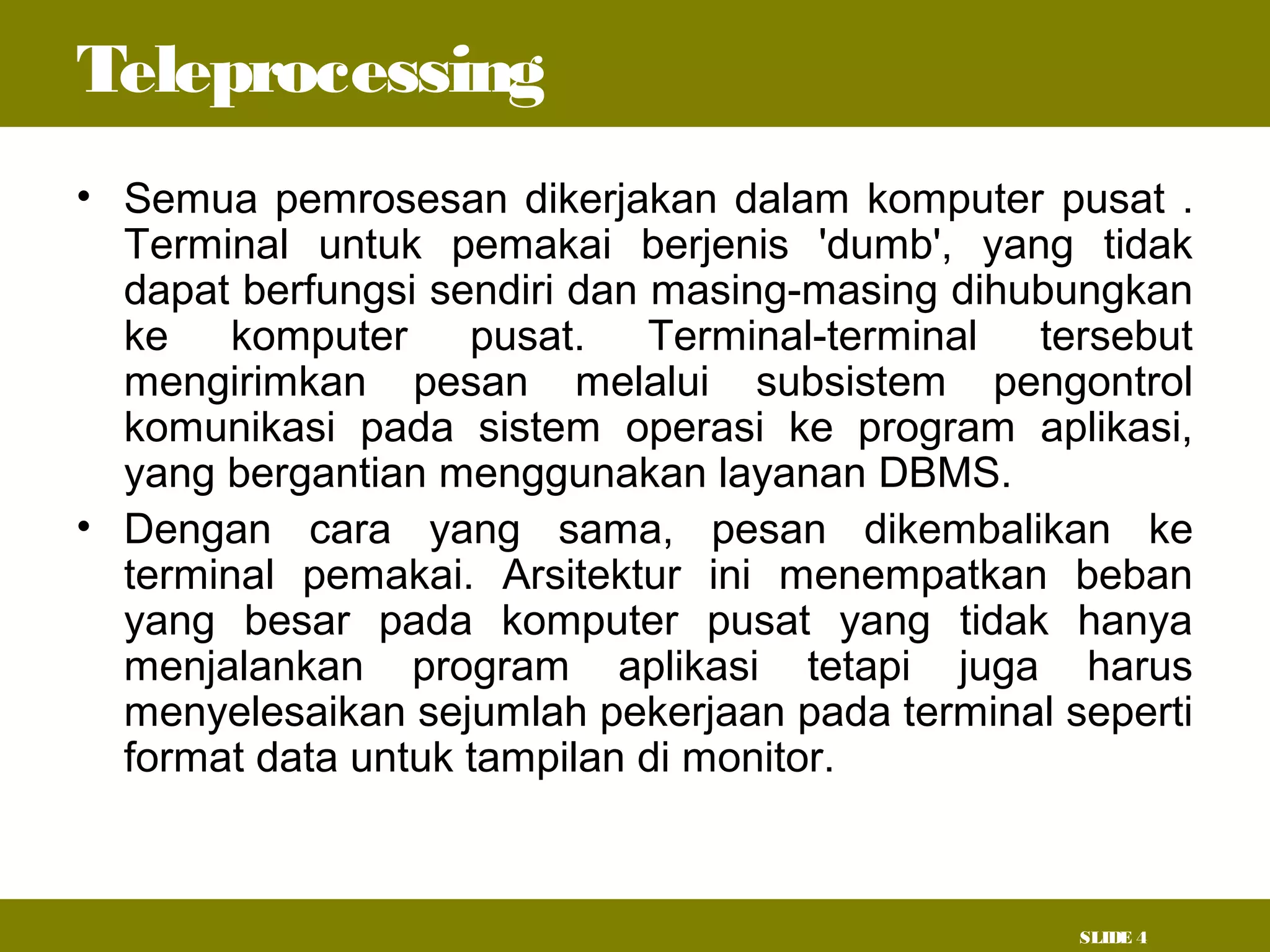 Chapter 3 arsitektur basis data | PPT