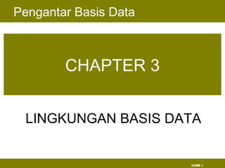 Chapter 3 arsitektur basis data | PPT