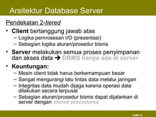 Chapter 3 arsitektur basis data | PPT