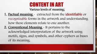 Chapter 3 - Art Appreciation. Motivational Functions of Art | PDF