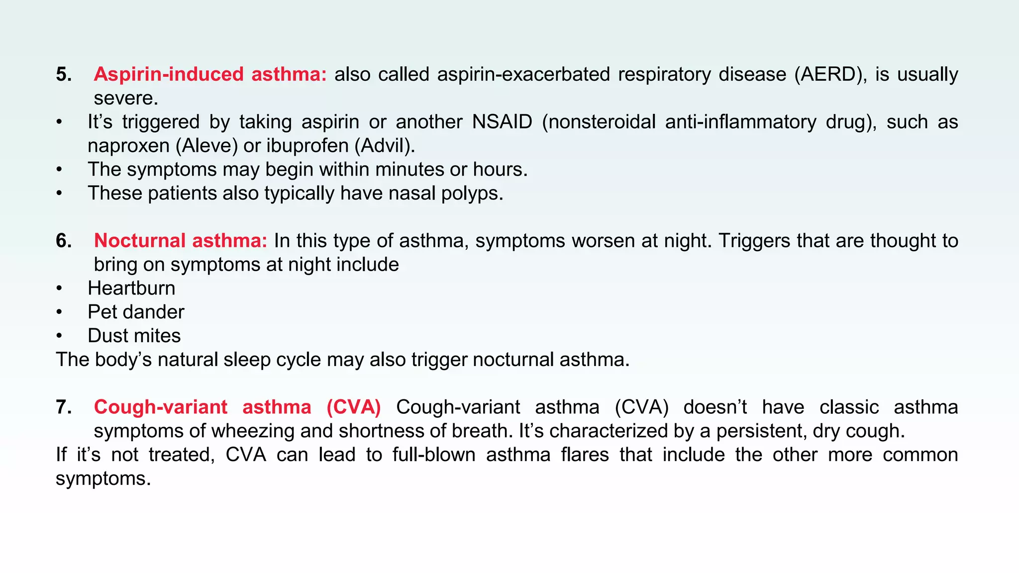 Pharmacotherapeutics-Asthma | PDF
