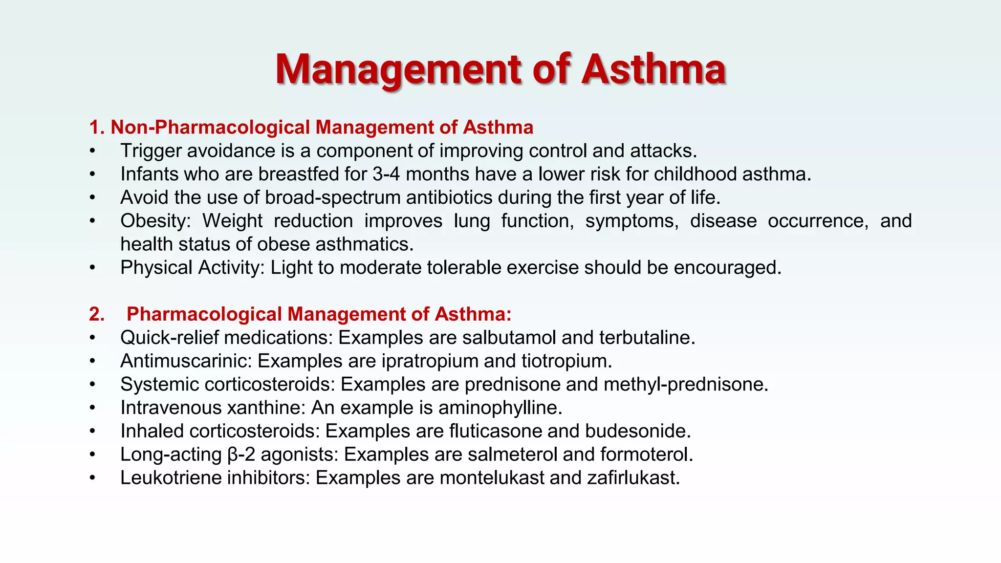 Pharmacotherapeutics-Asthma | PDF