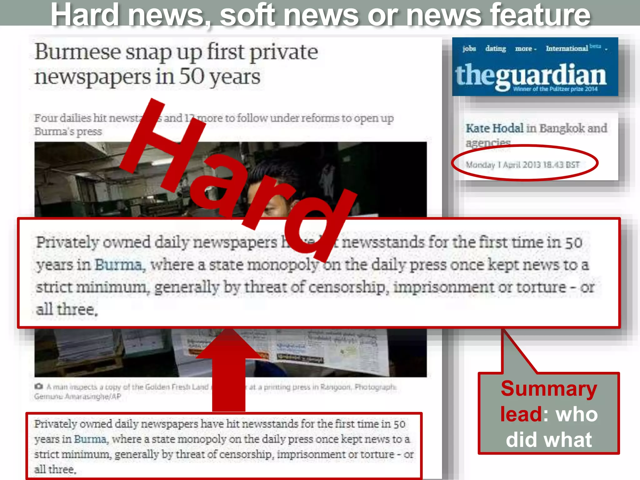 Basic News Story Structure - JNL-1102 - Reporting and Writing I ...
