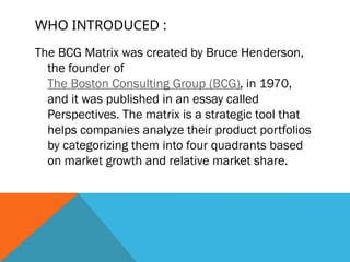 Chapter 3 -BCG Matrix and Portfolio Managaement .pptx