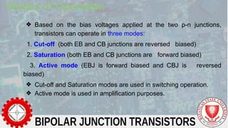 Chapter (3) - Bipolar Junction Transistor | PPTX