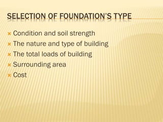 Chapter 3 building foundation | PPT