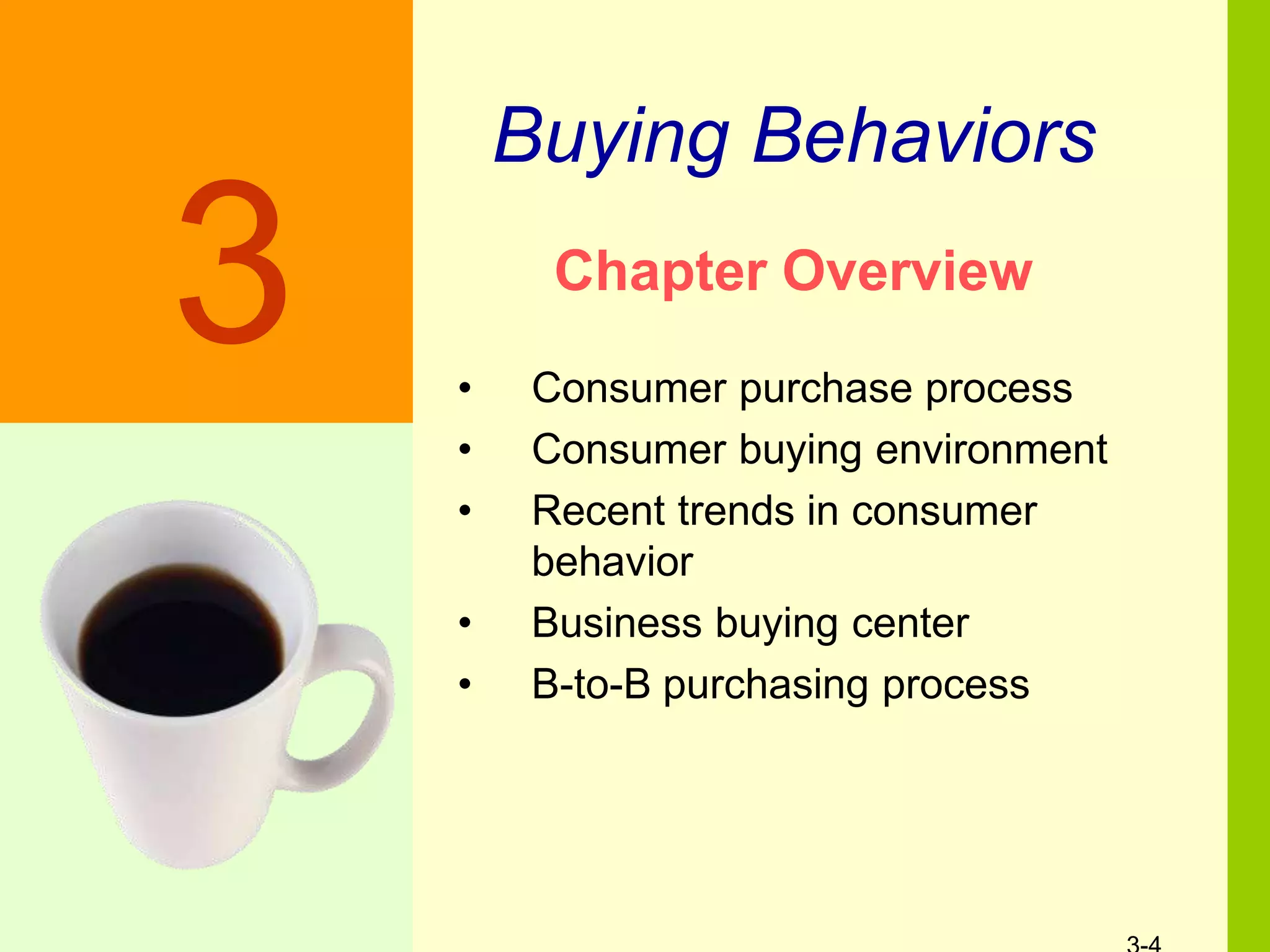 Chapter 3 buyer behavior | PPTX